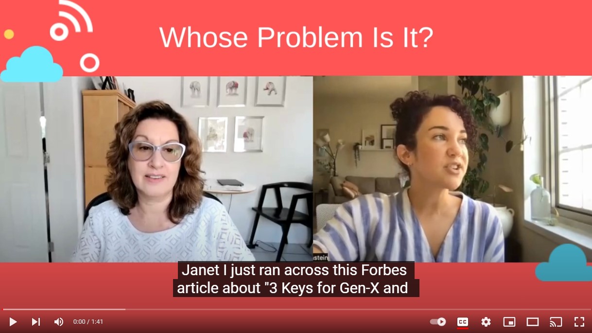 Bridging the Generation Gap: Whose Problem is It? - Janet Granger